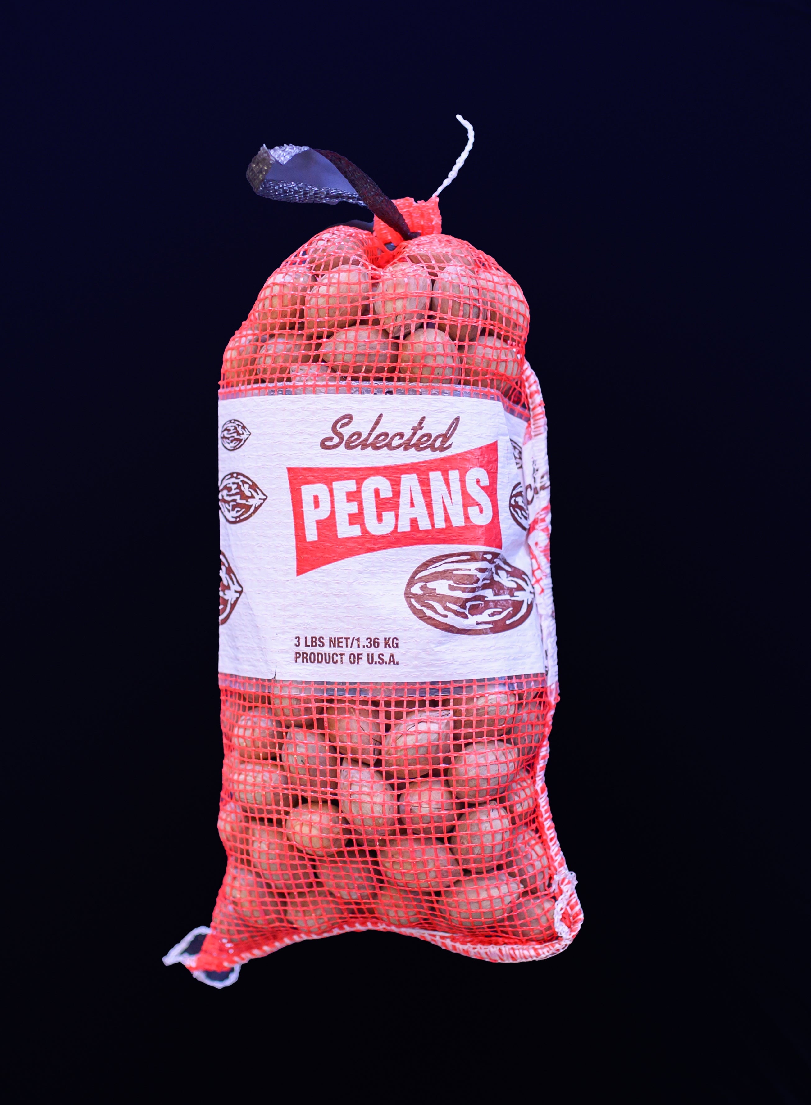 Red Mesh Pecan Bags 3 lb -Bulk -100 Pack (pecans not included ...